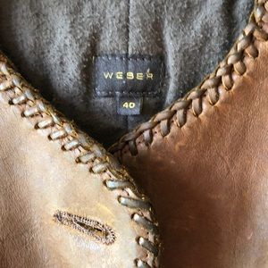 WEBER | Jackets & Coats | The Most Beautiful Leather Coat Size 4 | Poshmark